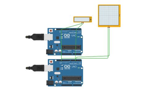 Circuit Design Comunicacion Serial Entre Arduinos Tinkercad