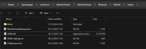 Ue4ss For Abiotic Factor At Abiotic Factor Nexus Mods And Community