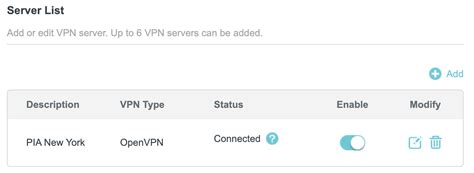 PrivateInternetAccess PIA TP Link OpenVPN Setup