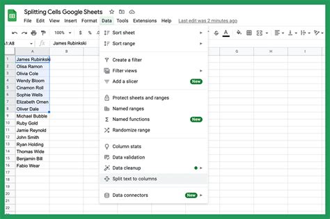 How To Split Cells In Google Sheets Classical Finance
