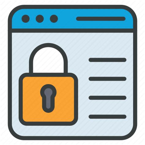 Secure Website Password Lock Safe Internet Icon Download On Iconfinder
