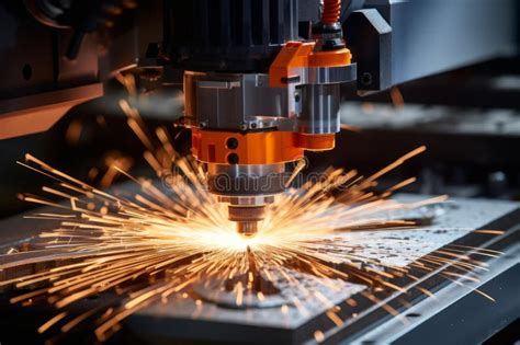 Cnc Tool Holder Illuminated By Machine Light Displaying An Array Of