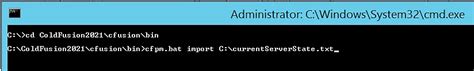 automate package installation in coldfusion 2021 release