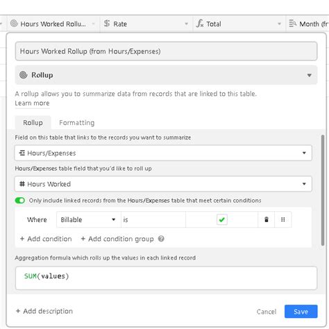 Conditional Rollup Problem Airtable Community