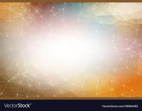 Abstract Brown Polygonal Space Background Vector Image