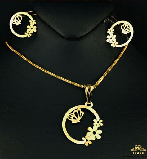 مدل نیم ست طلا دخترانه شیک