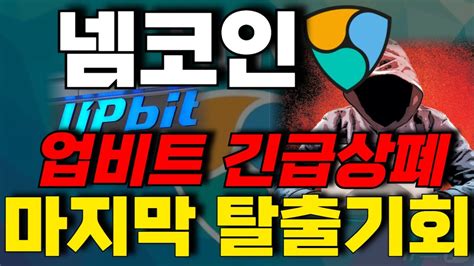 넴코인 업비트 긴급상장폐지🔥 재단 결단내렸습니다 마지막 탈출기회 한개라도 가지고있다면 꼭 보세요 Youtube