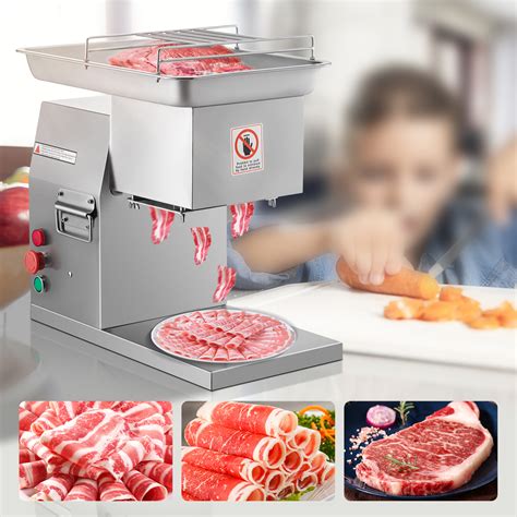 Vevor Commercial Meat Cutter Machine 1100 Lbh 3mm Stainless Steel With