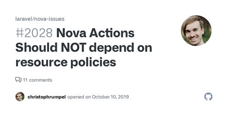 Nova Actions Should Not Depend On Resource Policies · Issue 2028
