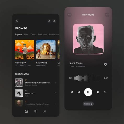 Design Spotify App Interface Music App Ui Inspiration