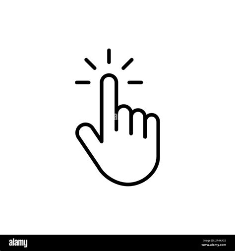 Hand Cursor Icon Cursor Icon Vector Hand Cursor Icon Clik Stock Vector Image And Art Alamy