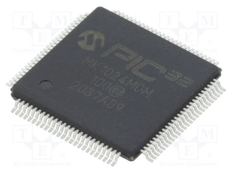 Pic32mk1024mcm100 Ipt Microchip Technology Ic Pic Microcontroller 1024kb 120mhz Smd