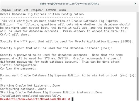 Database Instalando Oracle Express Edition X64 Opensuse Linux Desenvolvimento Código Aberto
