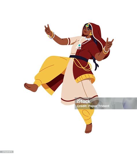 사리를 입은 댄서는 인도 무용의 전통적인 포즈로 춤을 춥니다 인도의 민족 의상을 입은 공연자 여자는 마니푸리를 보여줍니다 흰색