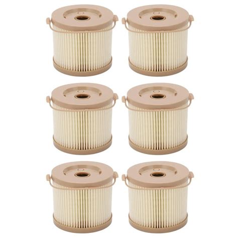 Water Separator Filter Kit 6 Pcs Fuel Filter Oil Water Separator Filter