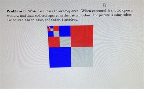 Solved Create A Java Project That Will Draw This Shape