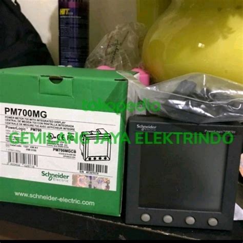 Jual Power Meter Schneider Pm700mg Power Logic Schneider Pm700 Mg Original Shopee Indonesia