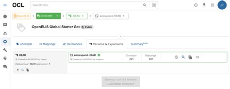 [tb] Collection Versions Tab Pagination · Issue 1579 · Openconceptlab