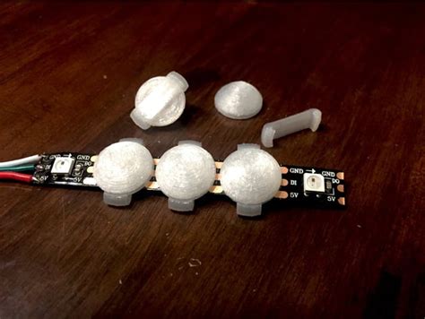 Led Strip Radial Diffuser 3dthursday 3dprinting « Adafruit Industries