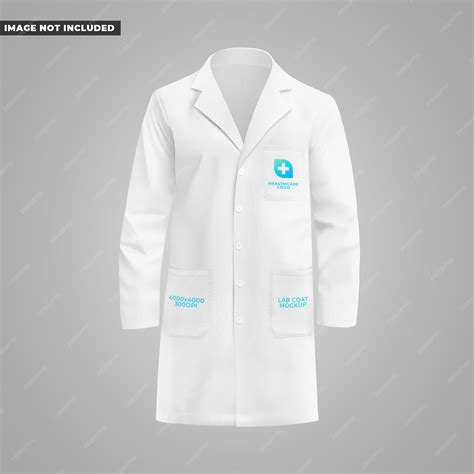 Premium Psd Lab Coat Mockup