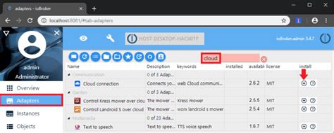 Iobroker Cloud Adapter Instar Wiki Instar Deutschland Gmbh