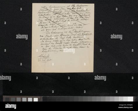 Brief Aan Anonnem August Anelewe 1915 Copy Of A Letter Paper Ink