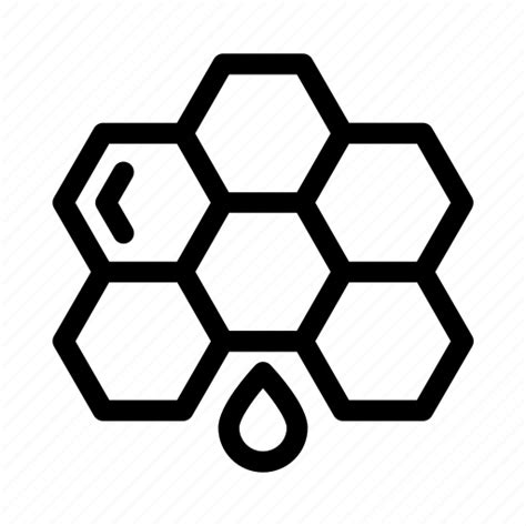 Honey Sweet Honeycomb Bee Icon Download On Iconfinder