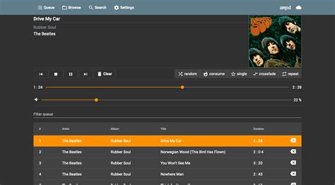 Ampd A Web Based Mpd Client