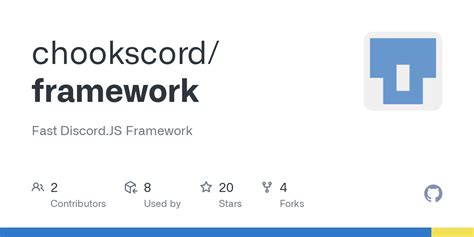 github chookscord framework the easiest discord js framework by far