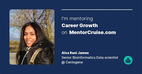 Alva Rani James Bioinformatics Mentor On Mentorcruise