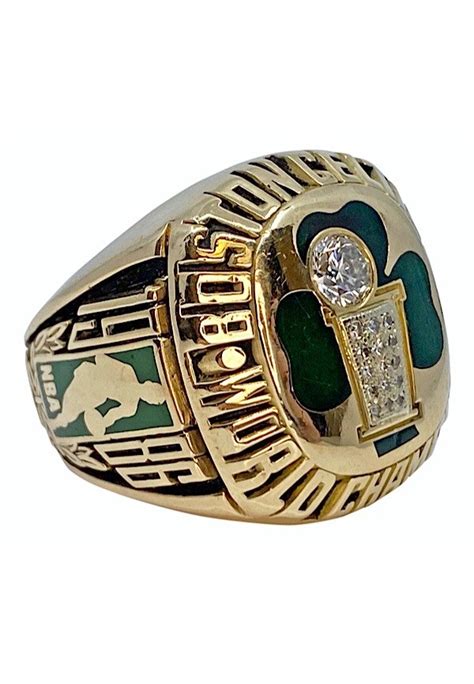 1986 Boston Celtics Nba Championship Ring Presented To Wayne Lebeaux With Presentation Box