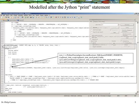 ppt modifying jython examples powerpoint presentation free download