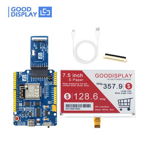 75 Inch Epaper Display Esp32 Platform 800x480 Eink Screen Module