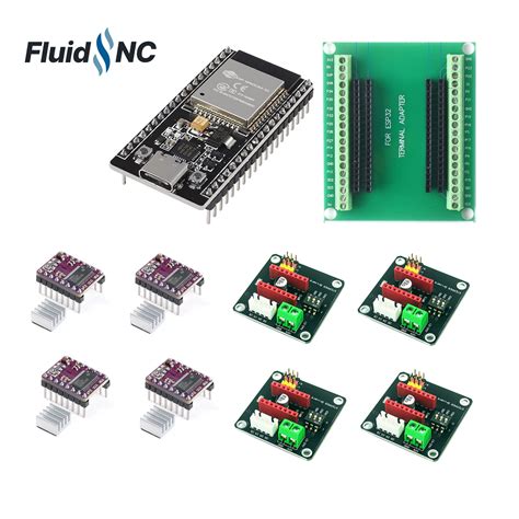 Esp32 Based Cnc Controller Fluidnc Kit 3d Printer Cnc Parts Canada