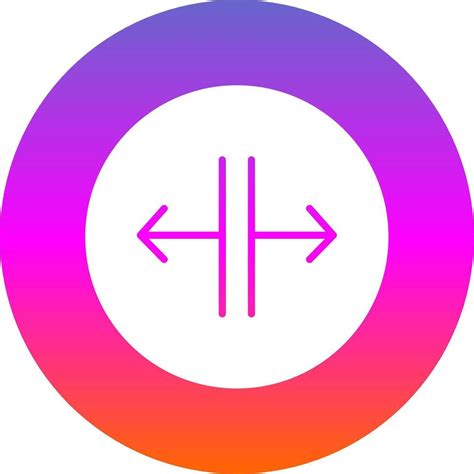 Split Glyph Gradient Circle Icon Design 43767222 Vector Art At Vecteezy