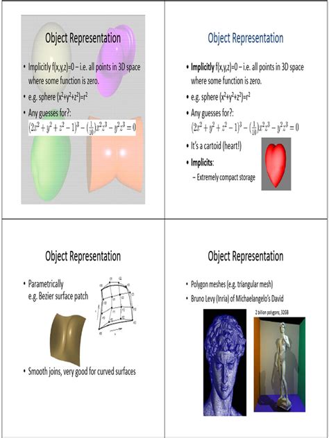 Object Representation And Ray Tracing Pdf Rendering Computer Graphics Shader