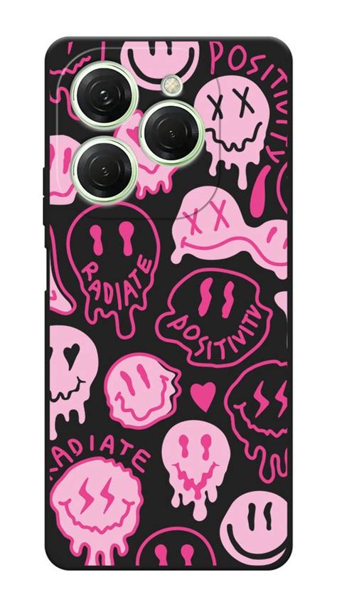 Матовый силиконовый чехол на Tecno Spark 20 Pro 20s Pro Текно Спарк