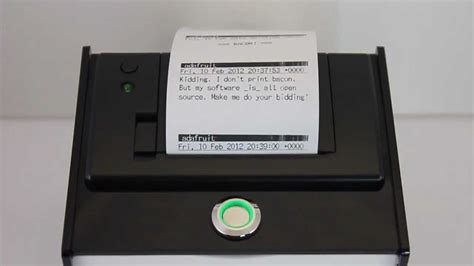 adafruit internet of things printer youtube