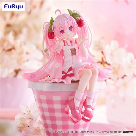Character Vocal Series Hatsune Miku Noodle Stopper Figure Sakura Miku Ver Anime No Seichi