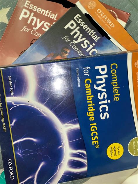 3 Books Igcse Physics Textbook Coursebook Workbook Hobbies And Toys Books And Magazines