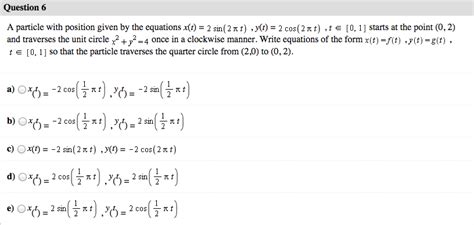 Solved Express The Curve By An Equation In X And Y X T Chegg