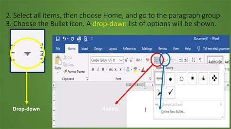 Computer 3 Graphics Formatting Bullets And Numbering Pptx Desktop