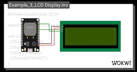 Example3lcd O Copy Wokwi Esp32 Stm32 Arduino Simulator