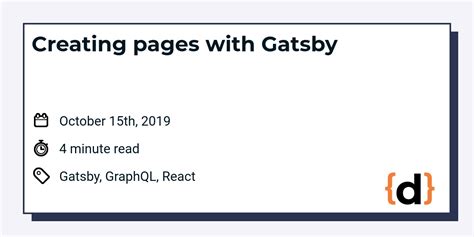 Creating Pages With Gatsby Dimitris Tutorials