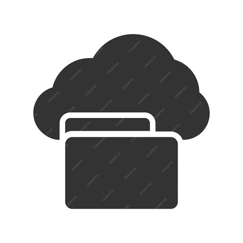 Premium Vector Cloud Folder Icon