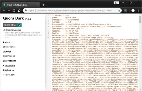 UserCSS Openstyles Stylus Wiki GitHub