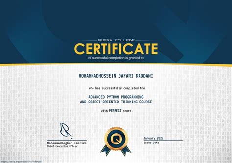 Mohammad Hossein Jafari Raddani On Linkedin Im Happy To Share That Ive Obtained A New