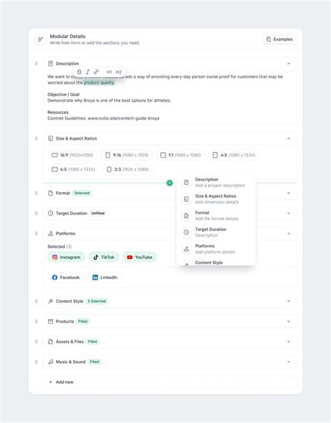 Brief Details 🌿 Interactive Web Design Custom Web Design App Interface Design