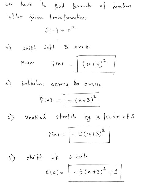 [solved] 4 let f x x2 find a formula for a function whose graph