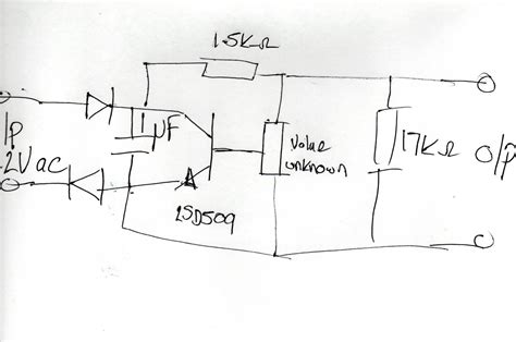 Electrolytic Capacitor Simple Rectifier Circuit Fails Under Load Electrical Engineering